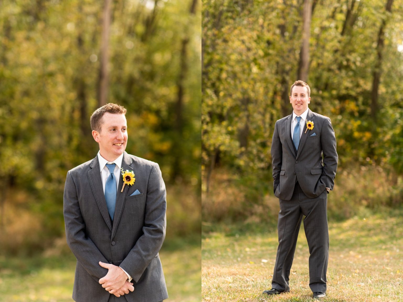 Kristi & Nick | Springfield, IL Poe's On The Hill Sunflower Rustic Fall ...