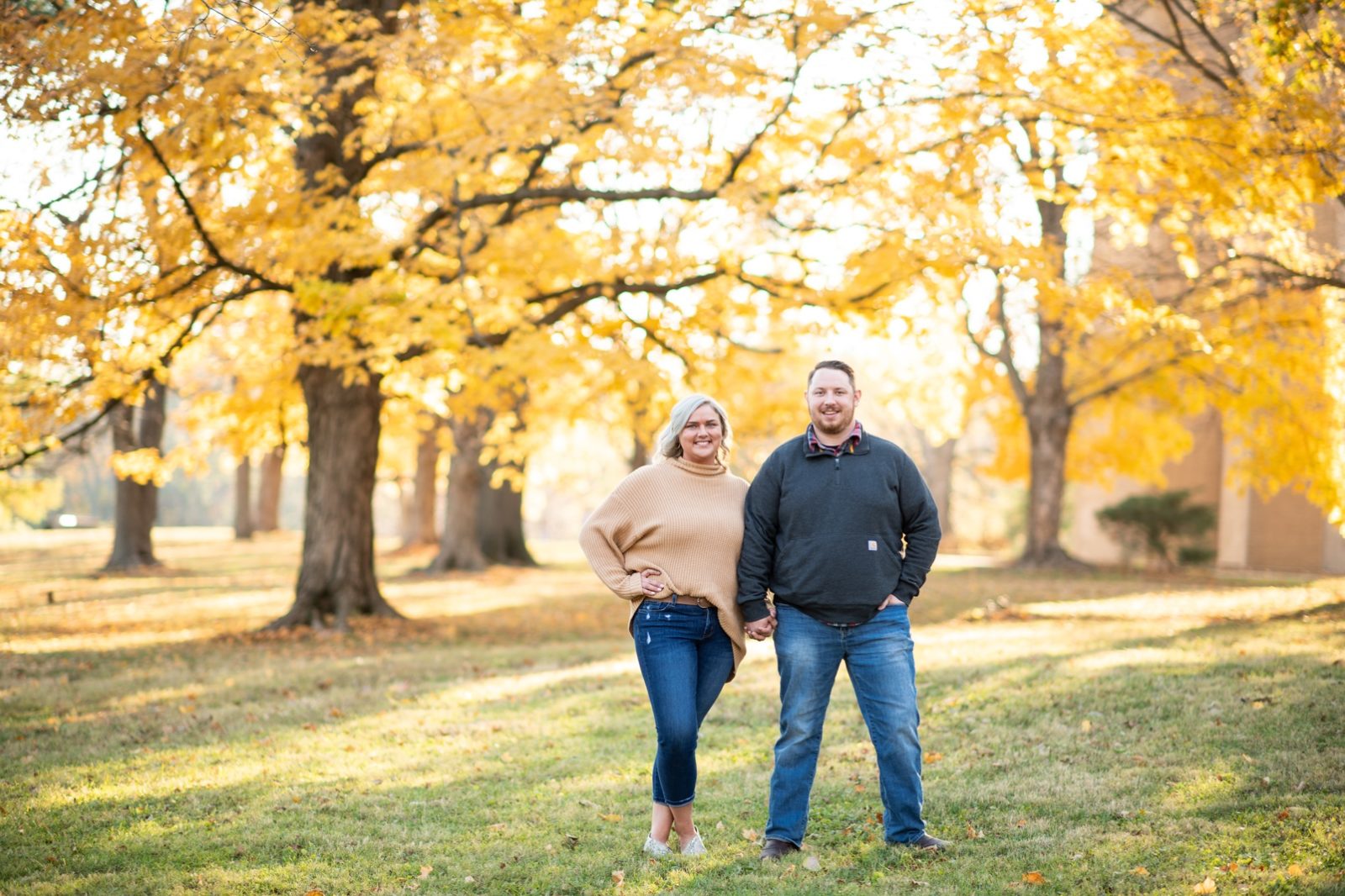 Aimee & Kyle | Springfield, IL Washington Park Botanical Gardens Fall ...