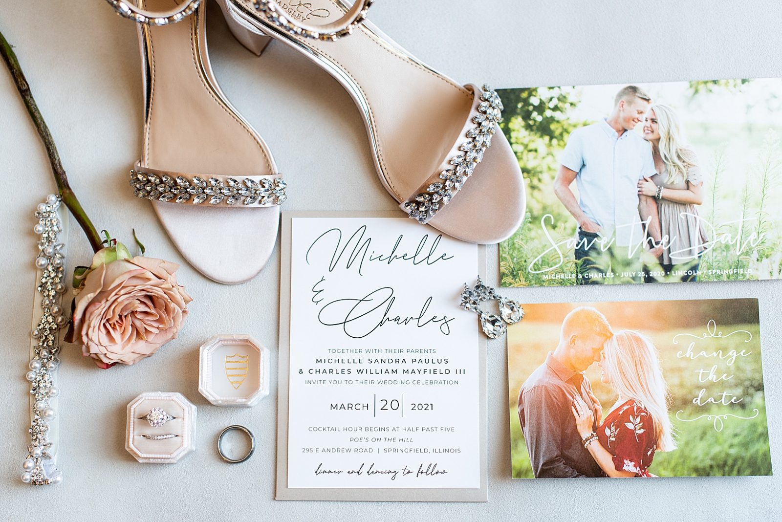 Michelle & Charles | Poe's On The Hill Springfield, IL Spring Wedding ...