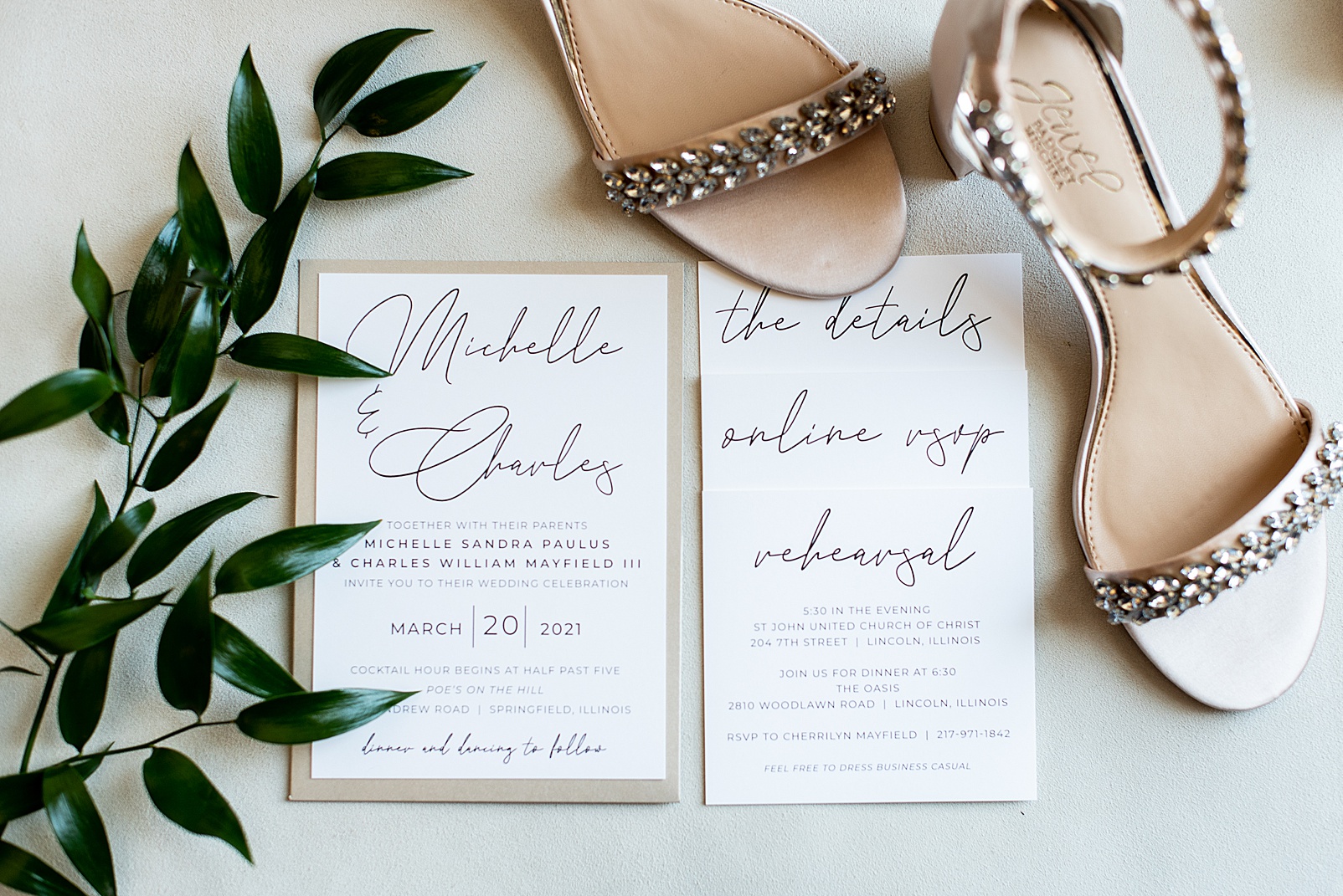 Michelle & Charles | Poe's On The Hill Springfield, IL Spring Wedding ...