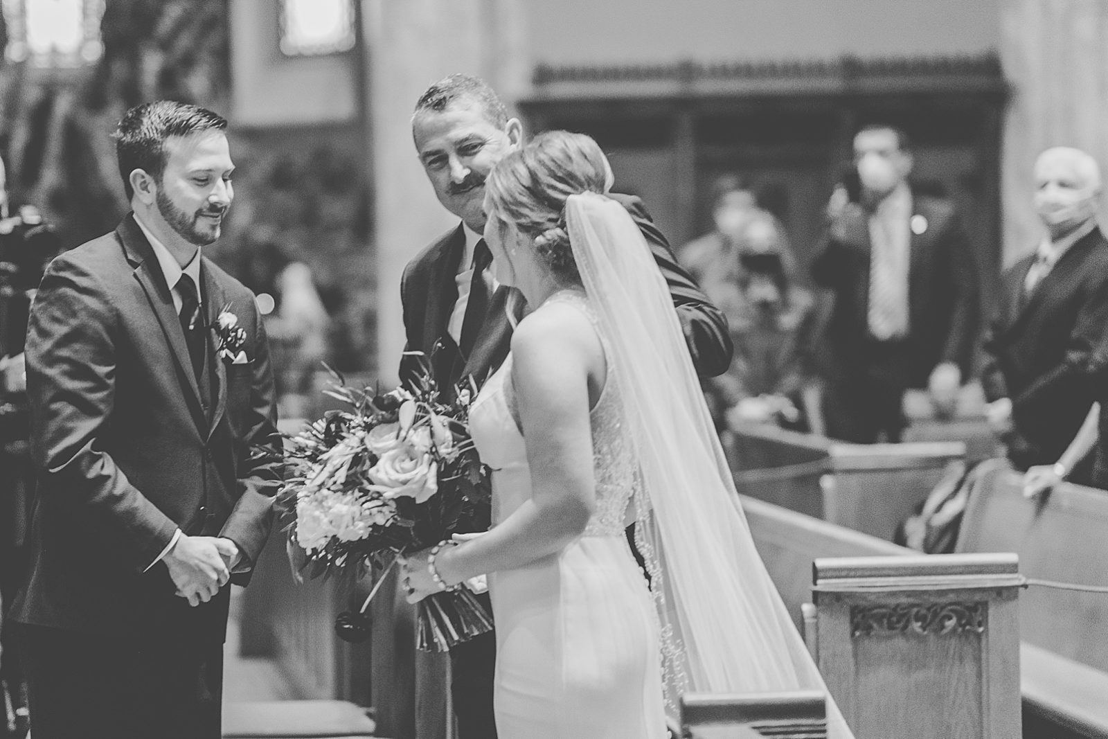 Rachel & Jared | Springfield, IL Burgundy & Gold Spring Wedding ...