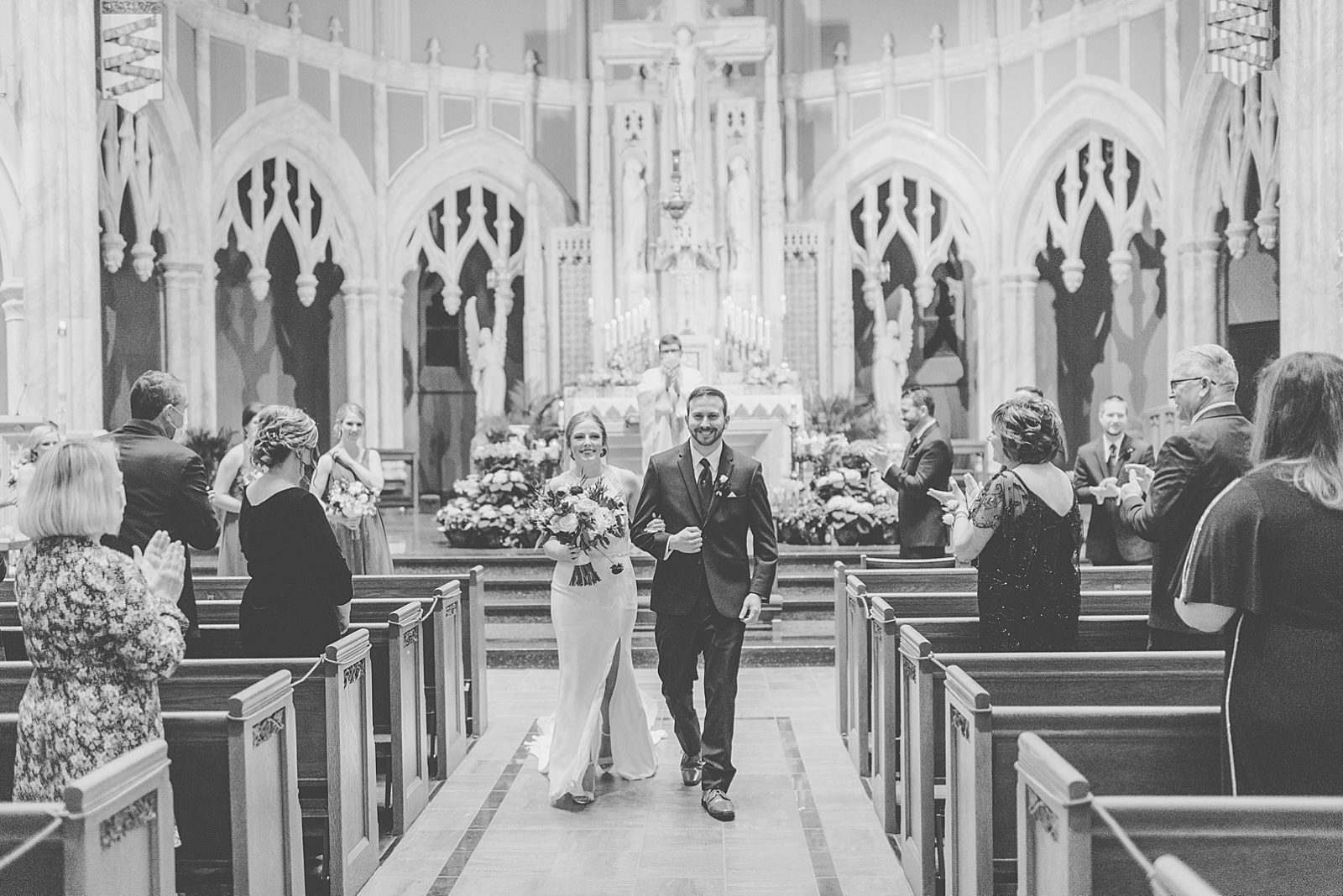 Rachel & Jared | Springfield, IL Burgundy & Gold Spring Wedding ...