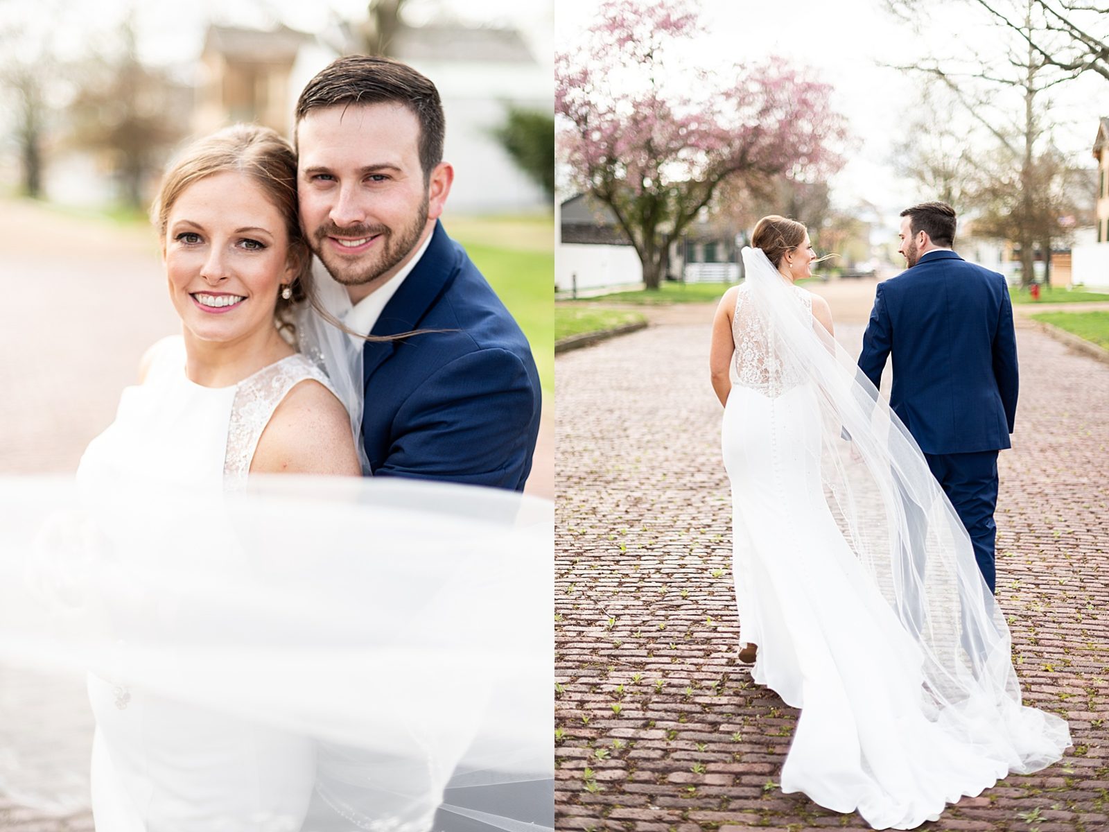Rachel & Jared | Springfield, IL Burgundy & Gold Spring Wedding ...