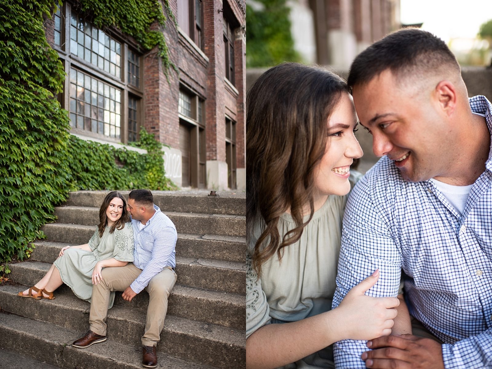 Mackenzie & Ryan | Downtown Peoria, IL & Donovan Park Summer Engagement ...