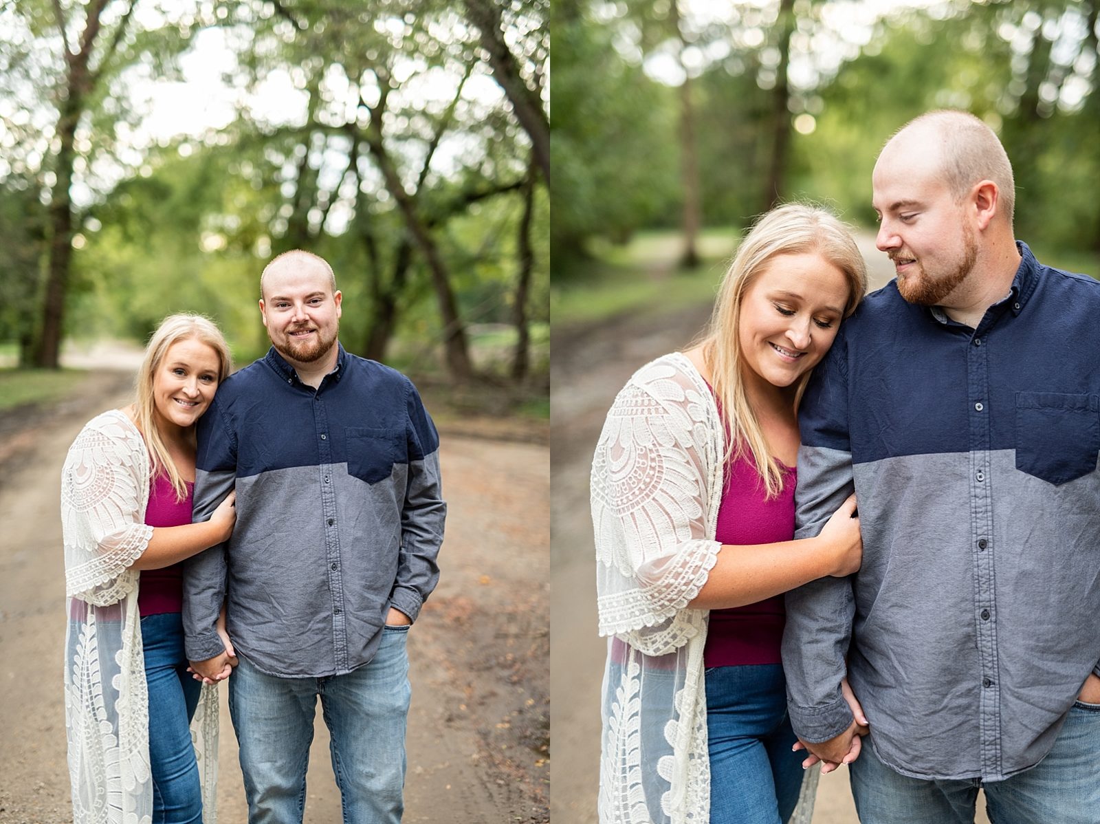 Katie & Thomas | Riverside Park Springfield, IL Fall Engagement ...