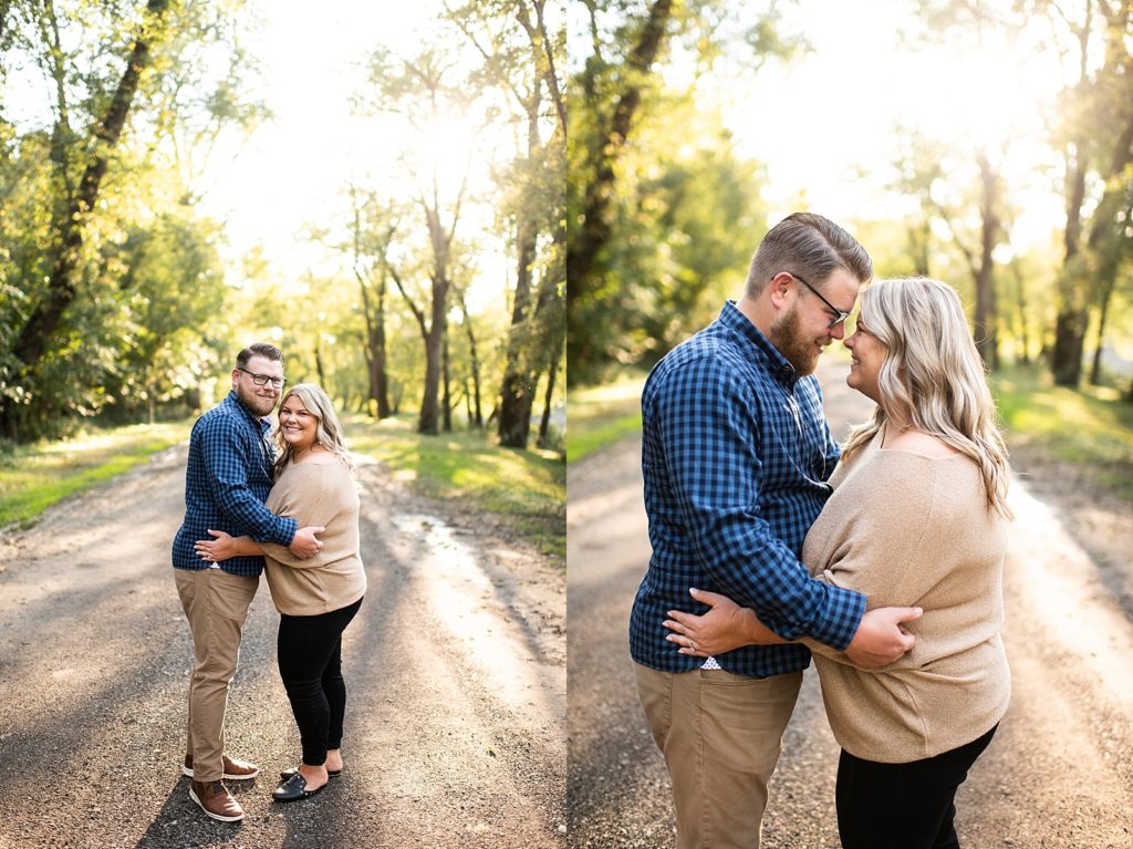 Jillian & Todd | Sherman, IL Fall Engagement Photographer - Kate ...