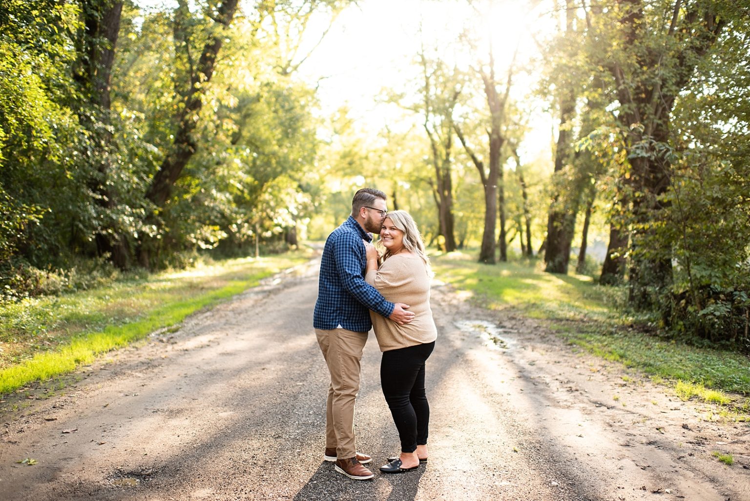 Jillian & Todd | Sherman, IL Fall Engagement Photographer - Kate ...