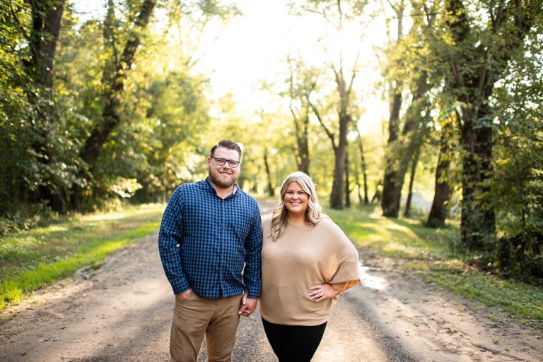 Jillian & Todd | Sherman, IL Fall Engagement Photographer - Kate ...
