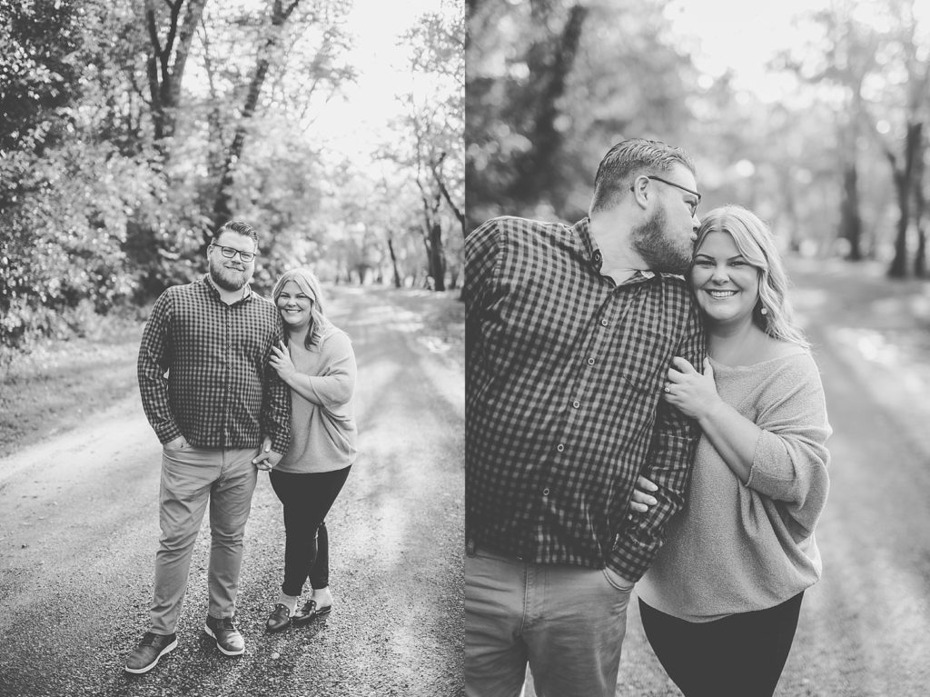 Jillian & Todd | Sherman, IL Fall Engagement Photographer - Kate ...