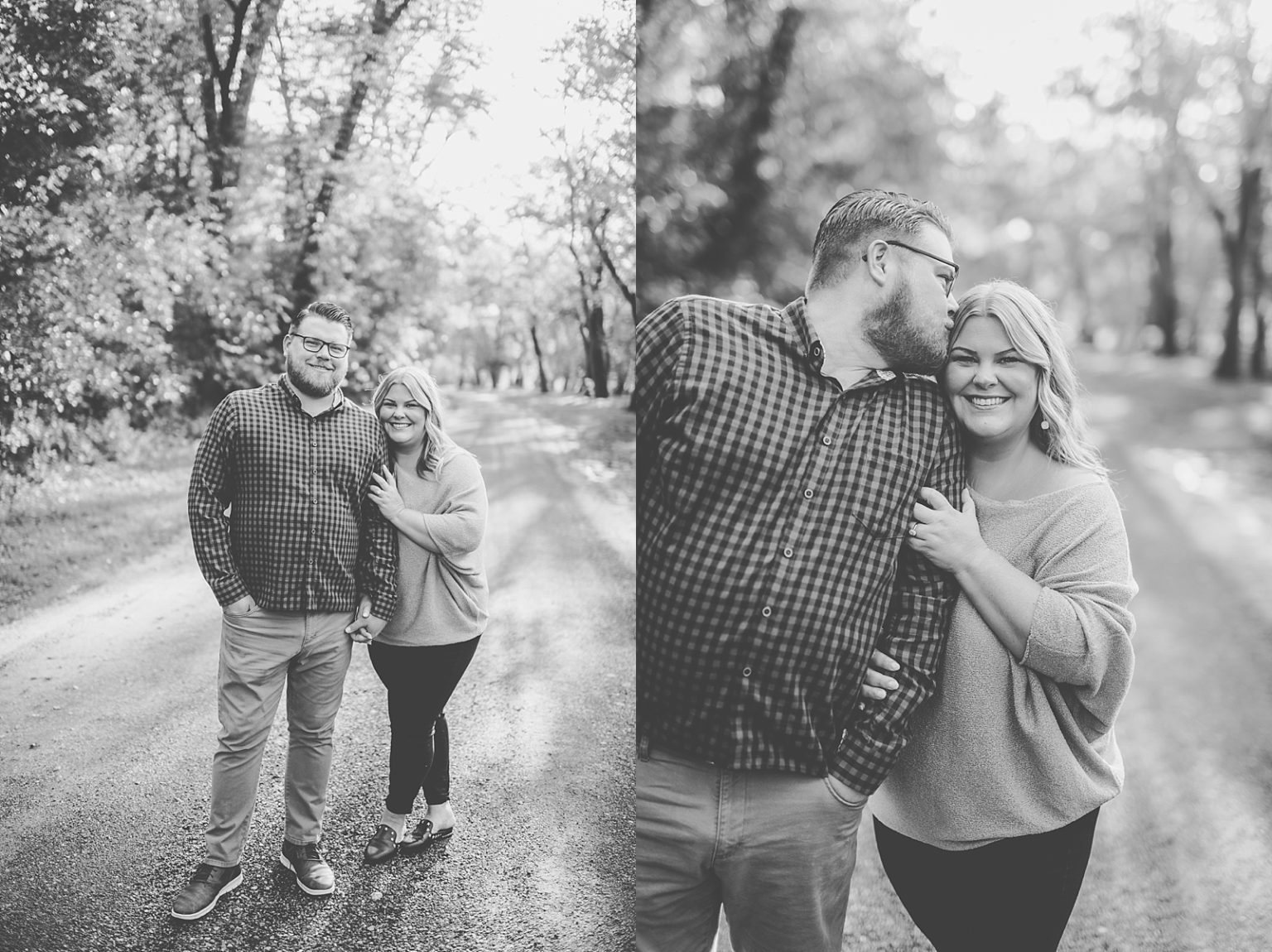 Jillian & Todd | Sherman, IL Fall Engagement Photographer - Kate ...