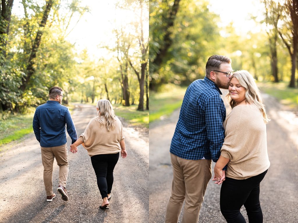 Jillian & Todd | Sherman, IL Fall Engagement Photographer - Kate ...