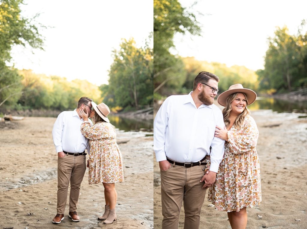 Jillian & Todd | Sherman, IL Fall Engagement Photographer - Kate ...