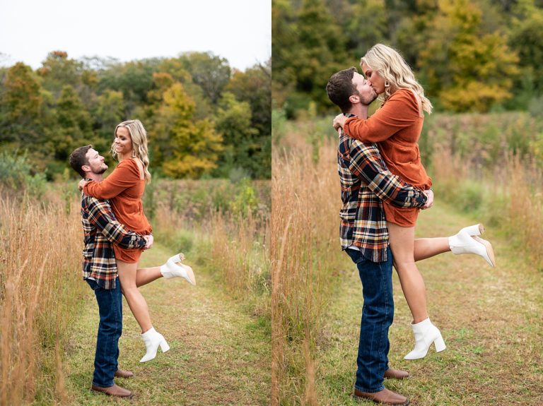 Morgan & Brett | Springfield, IL Fall Engagement Photographer - Kate ...