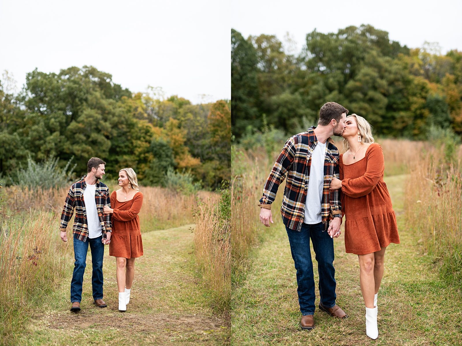 Morgan & Brett | Springfield, IL Fall Engagement Photographer - Kate ...
